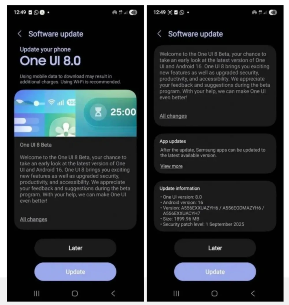 Samsung Galaxy A35 dan A55 Terima Update One UI 8 Beta - Seputar Otaku