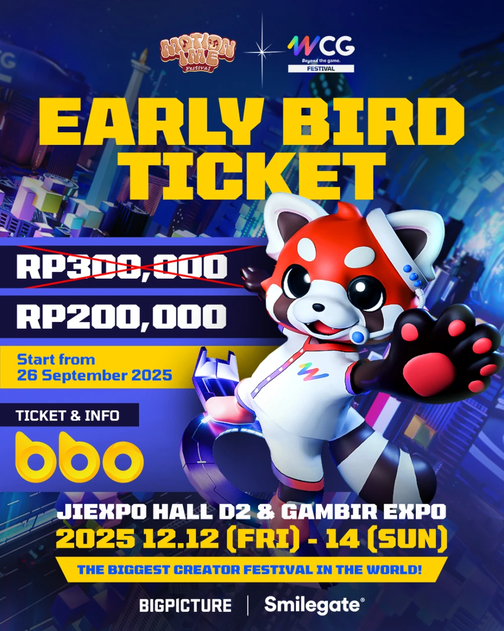 Festival WCG x Motion IME 2025 Resmi Umumkan Penjualan Early Bird ...