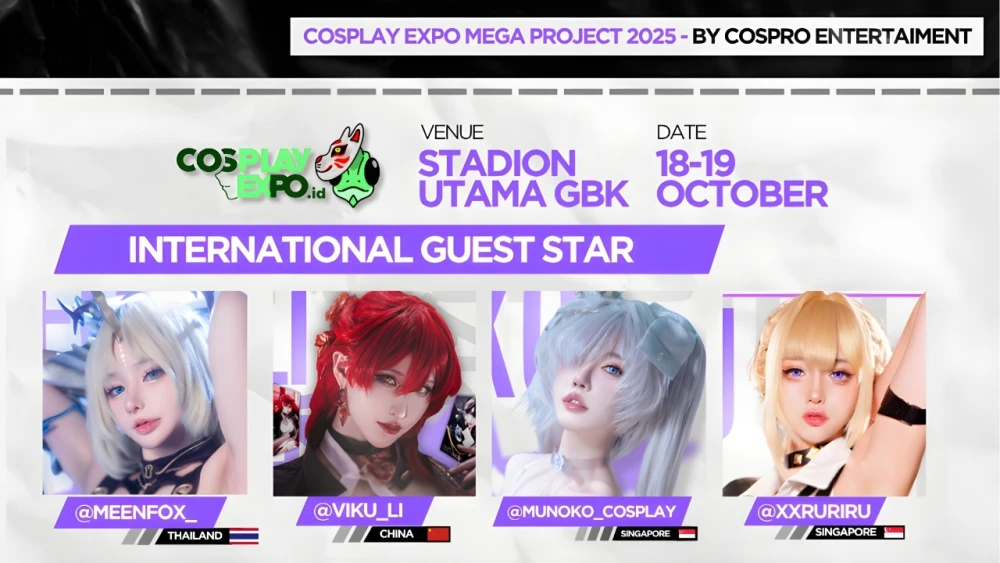 Cosplay Expo 2025 Bawa Kejutan Besar! Siapa Saja yang Akan Hadir ...
